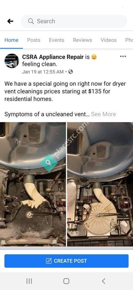 CSRA Appliance Repair - New Ellenton